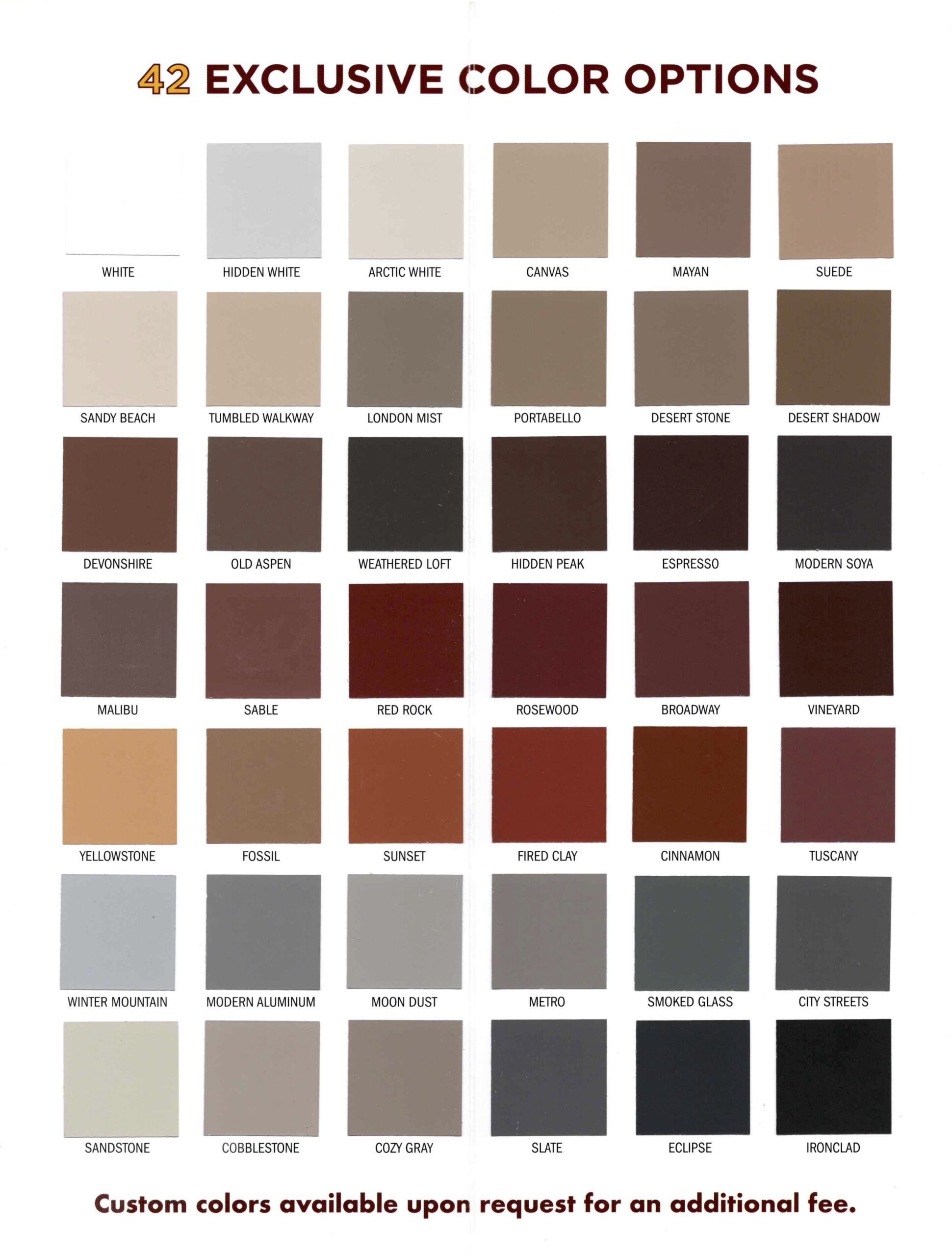Color Chart - BrickImaging