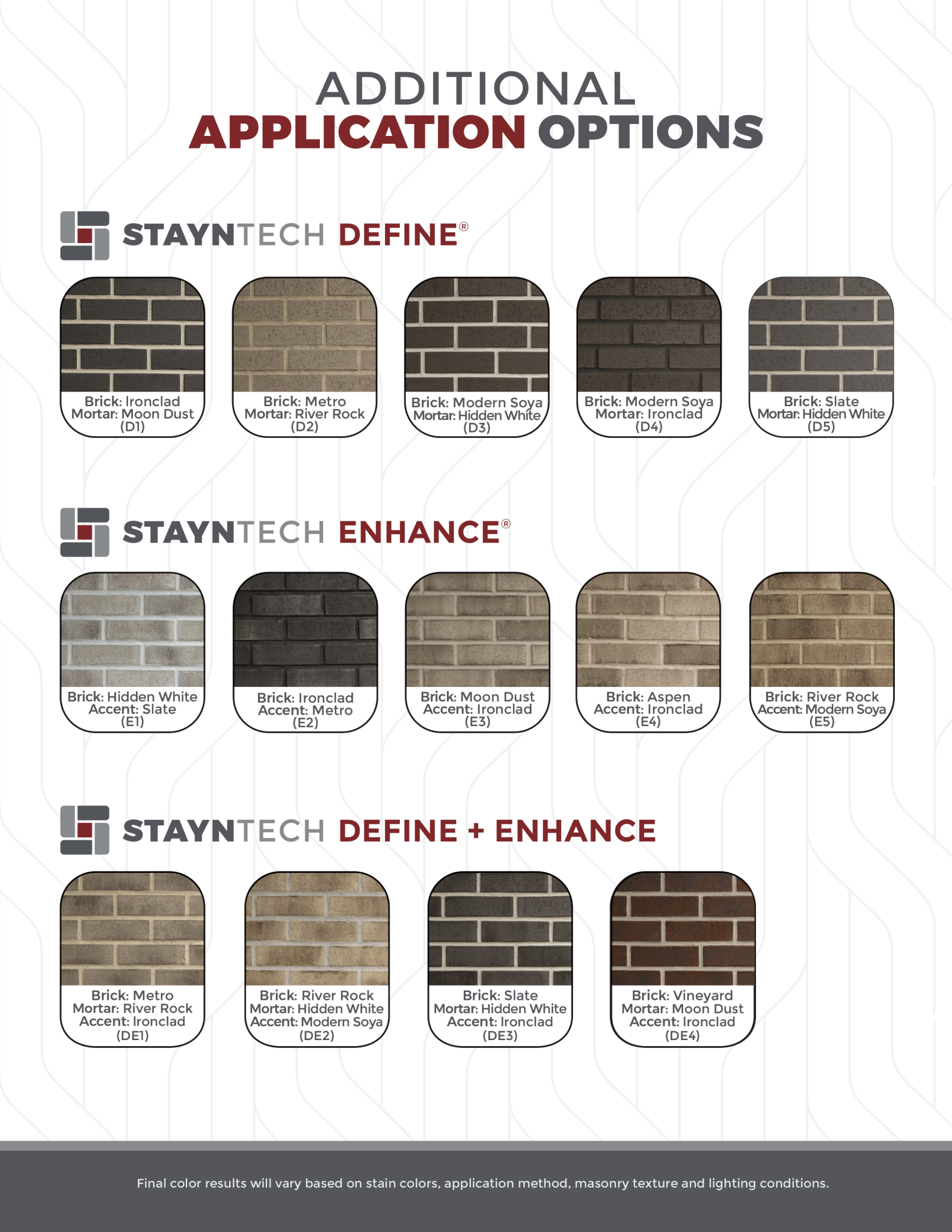 Color Chart - BrickImaging